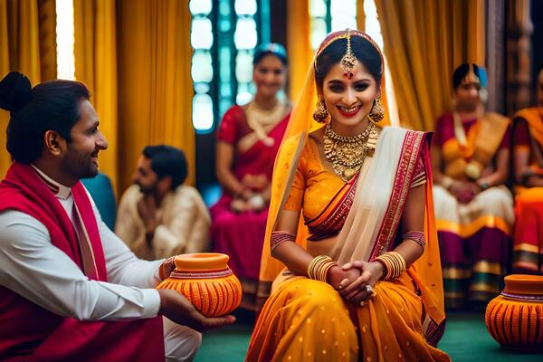 Haldi Ceremony Stock Photos, Images and Backgrounds for Free Download