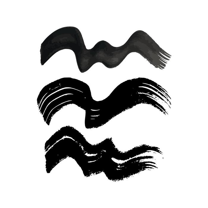 Wavy Brush Stroke Vector Art, Icons, and Graphics for Free Download