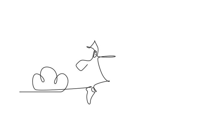 Line Drawing Animation Stock Video Footage for Free Download