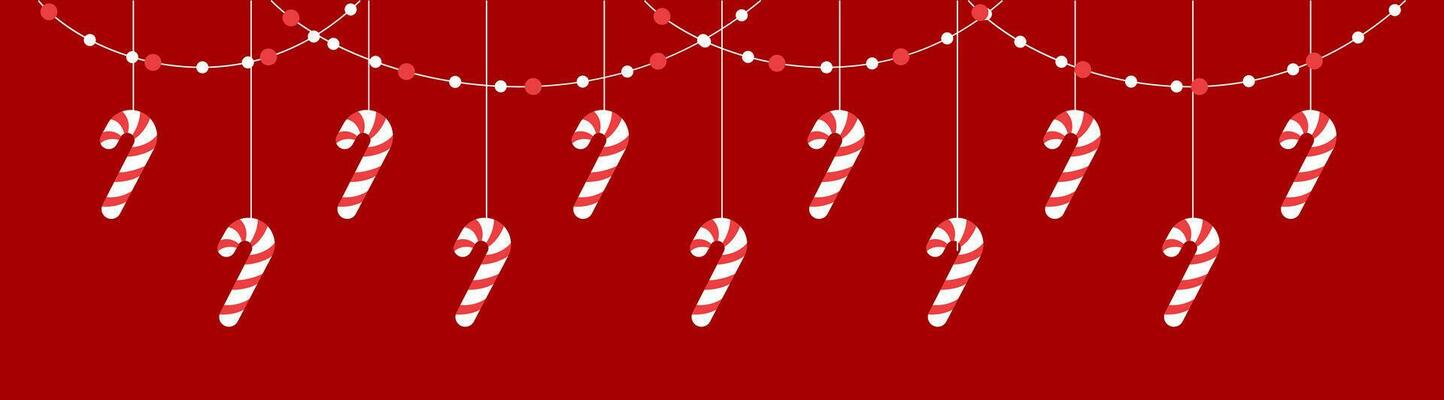 Candy Cane Banner Vector Art Icons And Graphics For Free Download