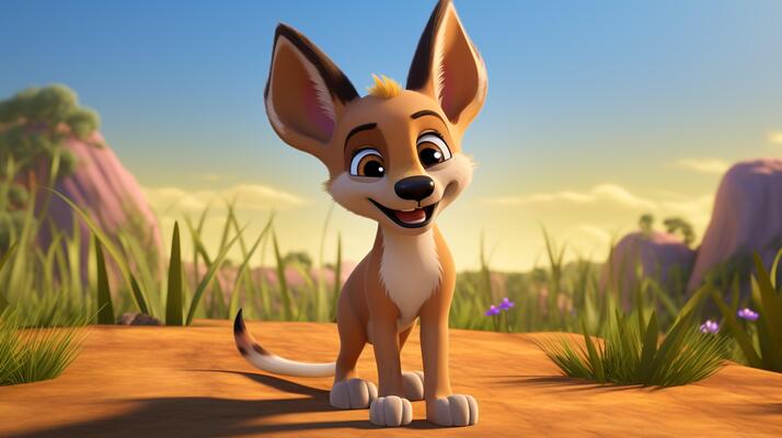 Jackal Cartoon Stock Photos, Images and Backgrounds for Free Download