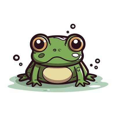 Page 2 | Cute Frog Cartoon Vector Art, Icons, and Graphics for Free Download