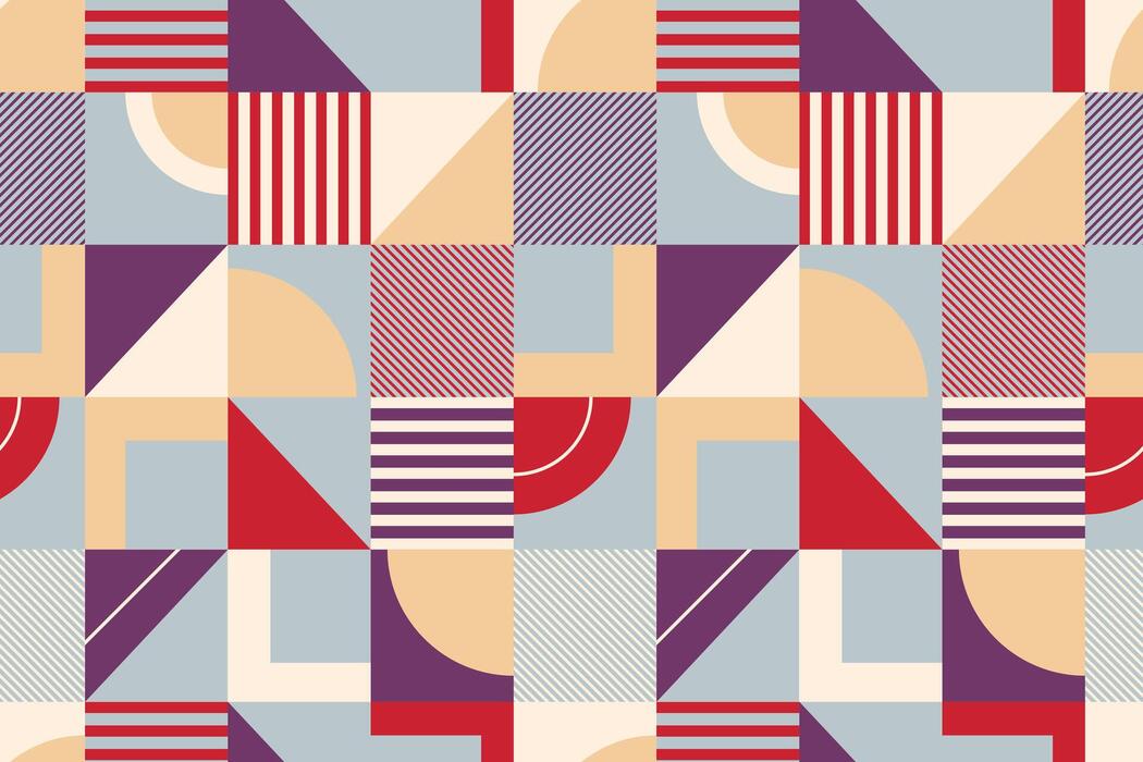 Abstract Geometric Seamless Pattern Vector Art, Icons, and Graphics for ...