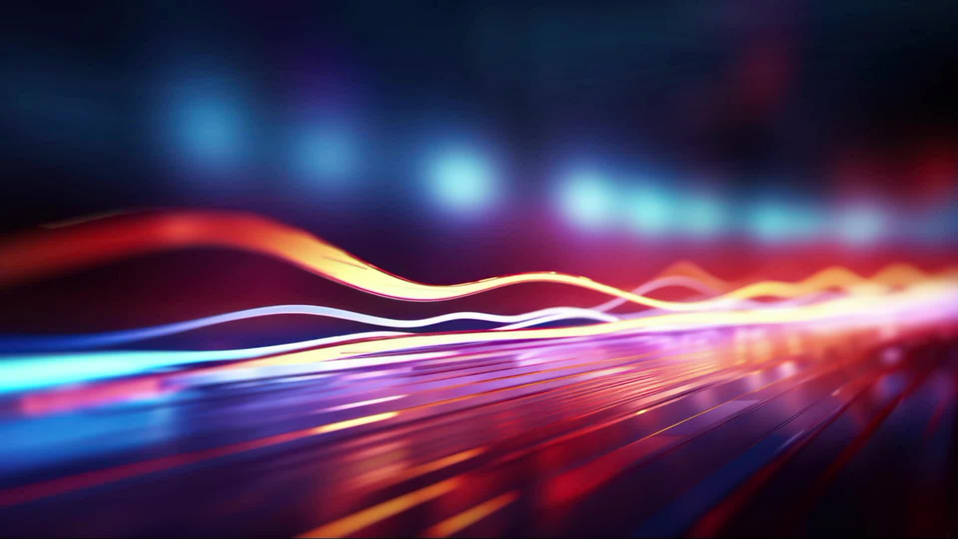 Abstract Line Technology Background, Ai Generative 32997262 Stock Video ...