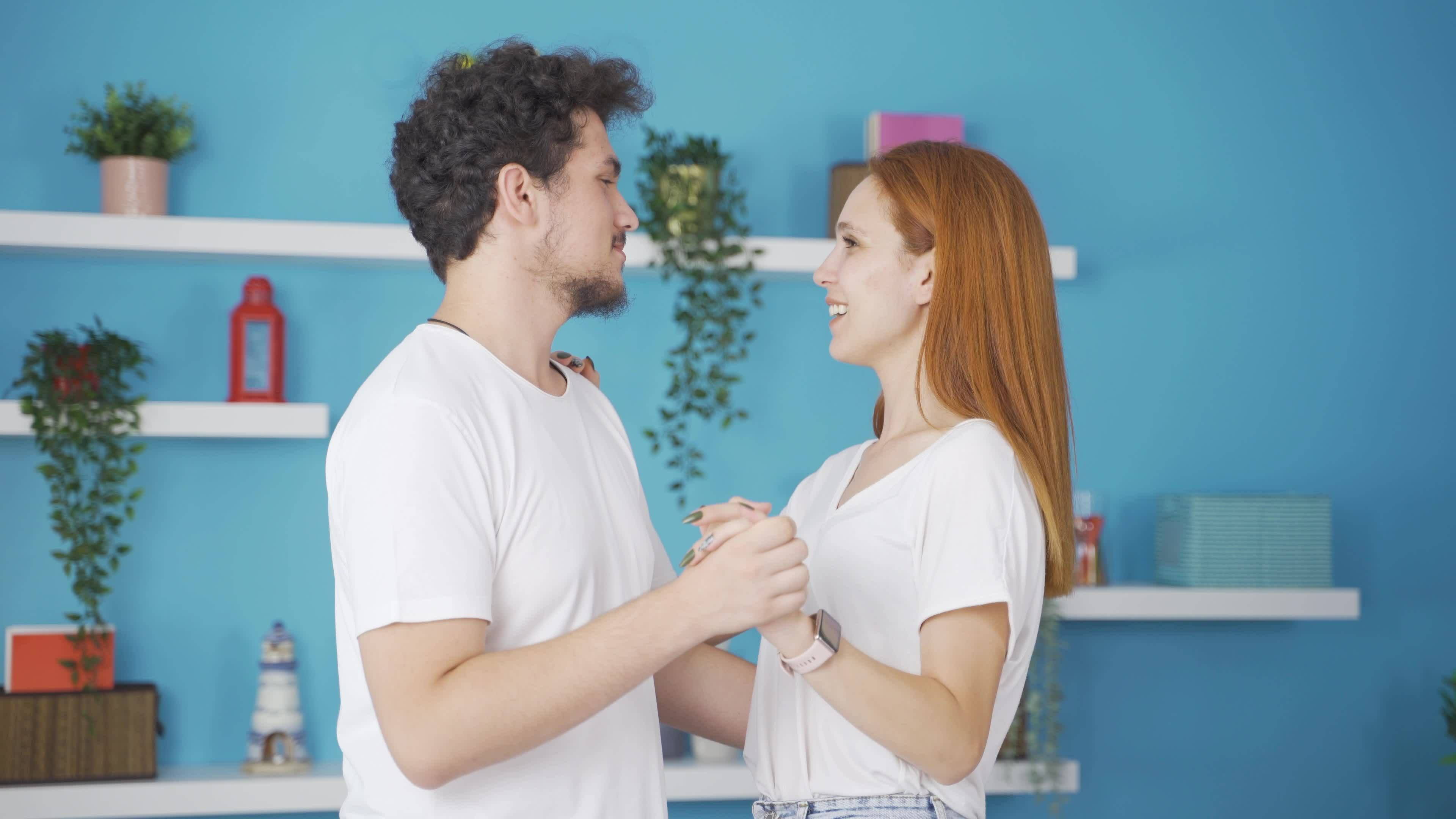 Romantic dancing married couple. 33066922 Stock Video at Vecteezy