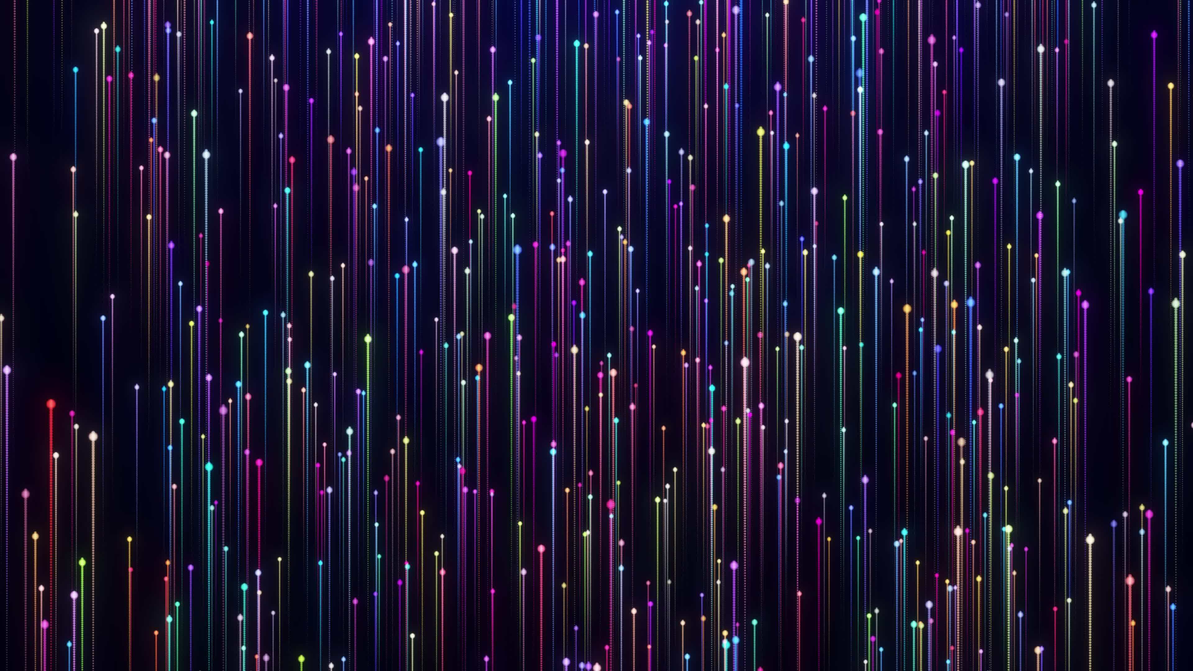 Stream Of Multi Colored Lines Of Particles Moving Upward Rain Of Particles Speed Of Light