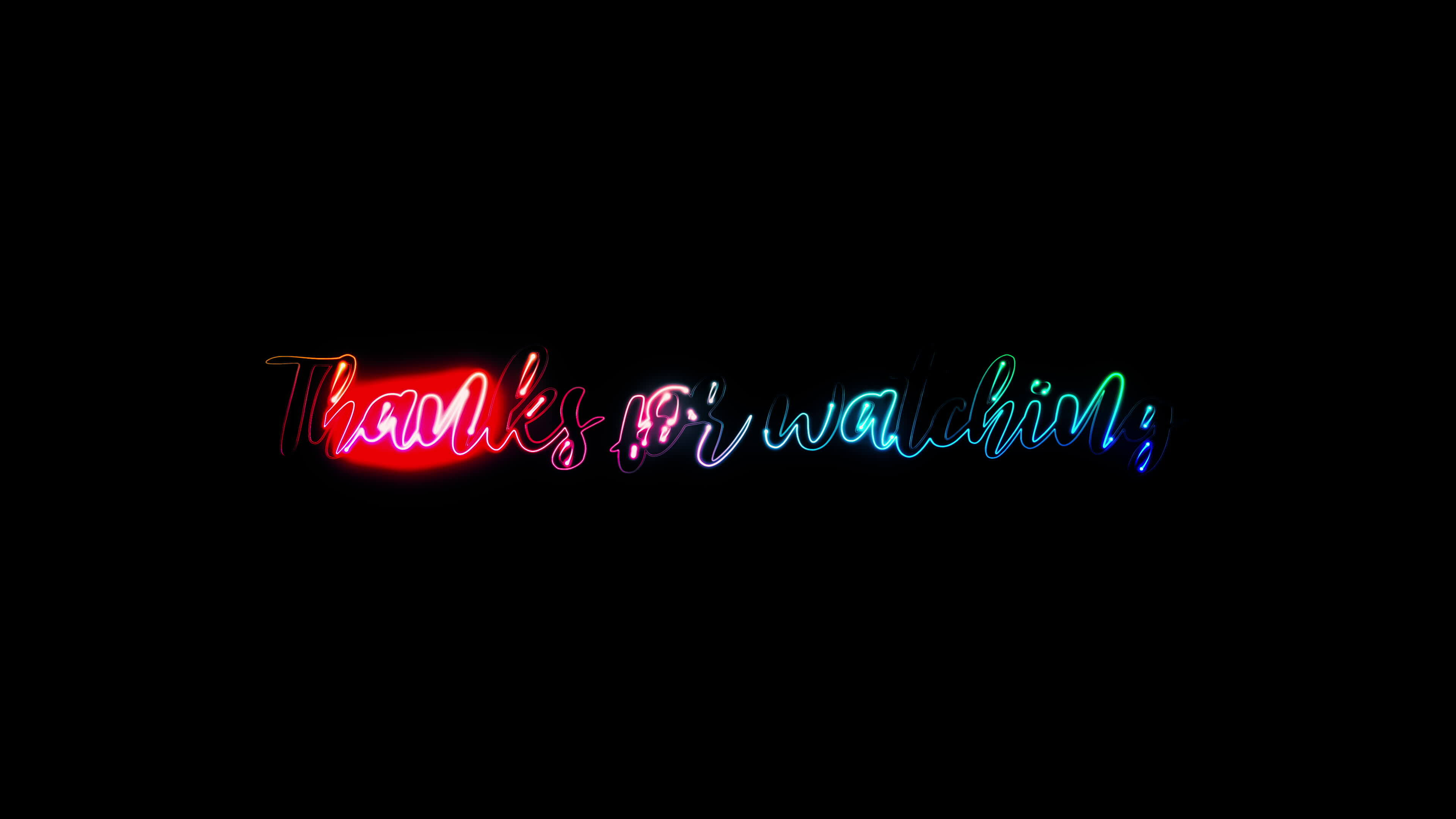 Thanks For Watching Colorful Neon text abstract background 33088422 ... Thanks For Watching Colorful Neon text abstract background 33088422 ...