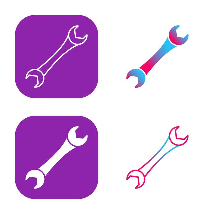 Spanner Icon Vector Art, Icons, and Graphics for Free Download