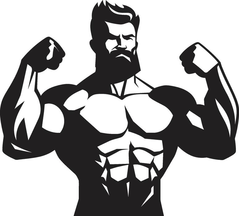 Flexing Muscle Vector Art, Icons, and Graphics for Free Download