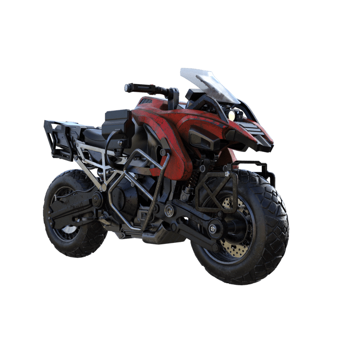 Cyberpunk Motorcycle PNGs for Free Download