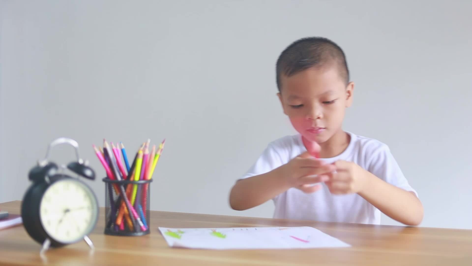 Kids Coloring Book Stock Video Footage for Free Download