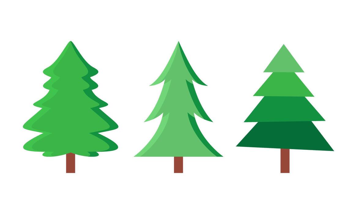3 Pine Trees Vector Art, Icons, and Graphics for Free Download