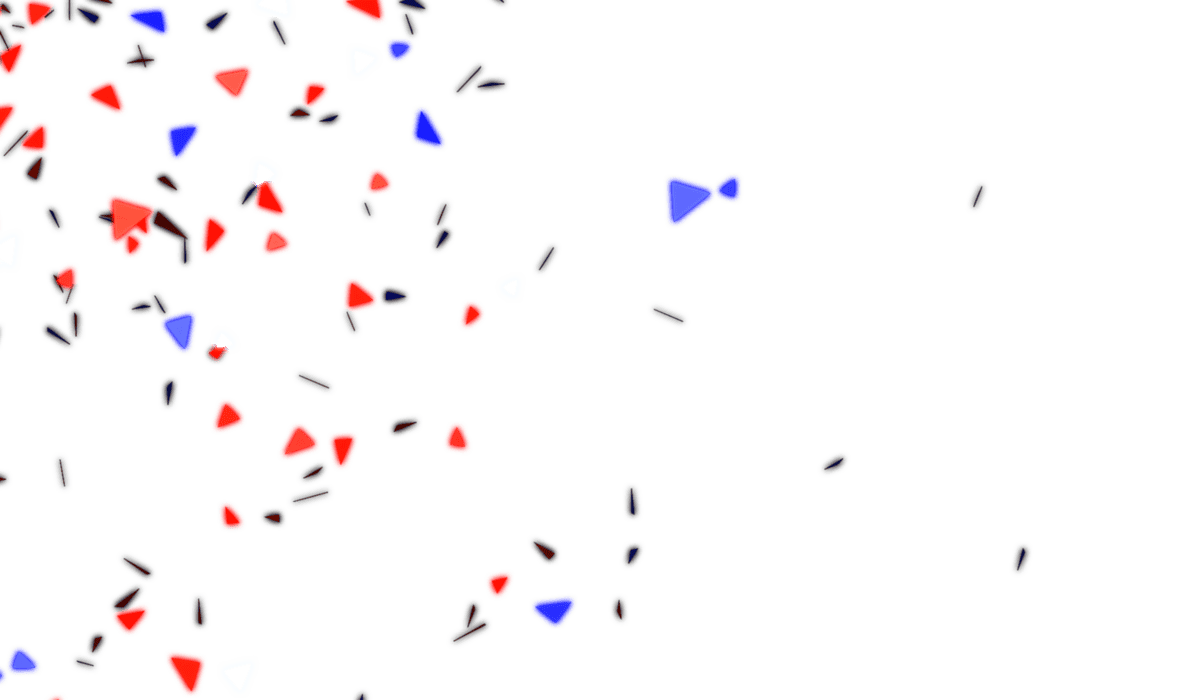 Red And Blue Confetti PNGs for Free Download