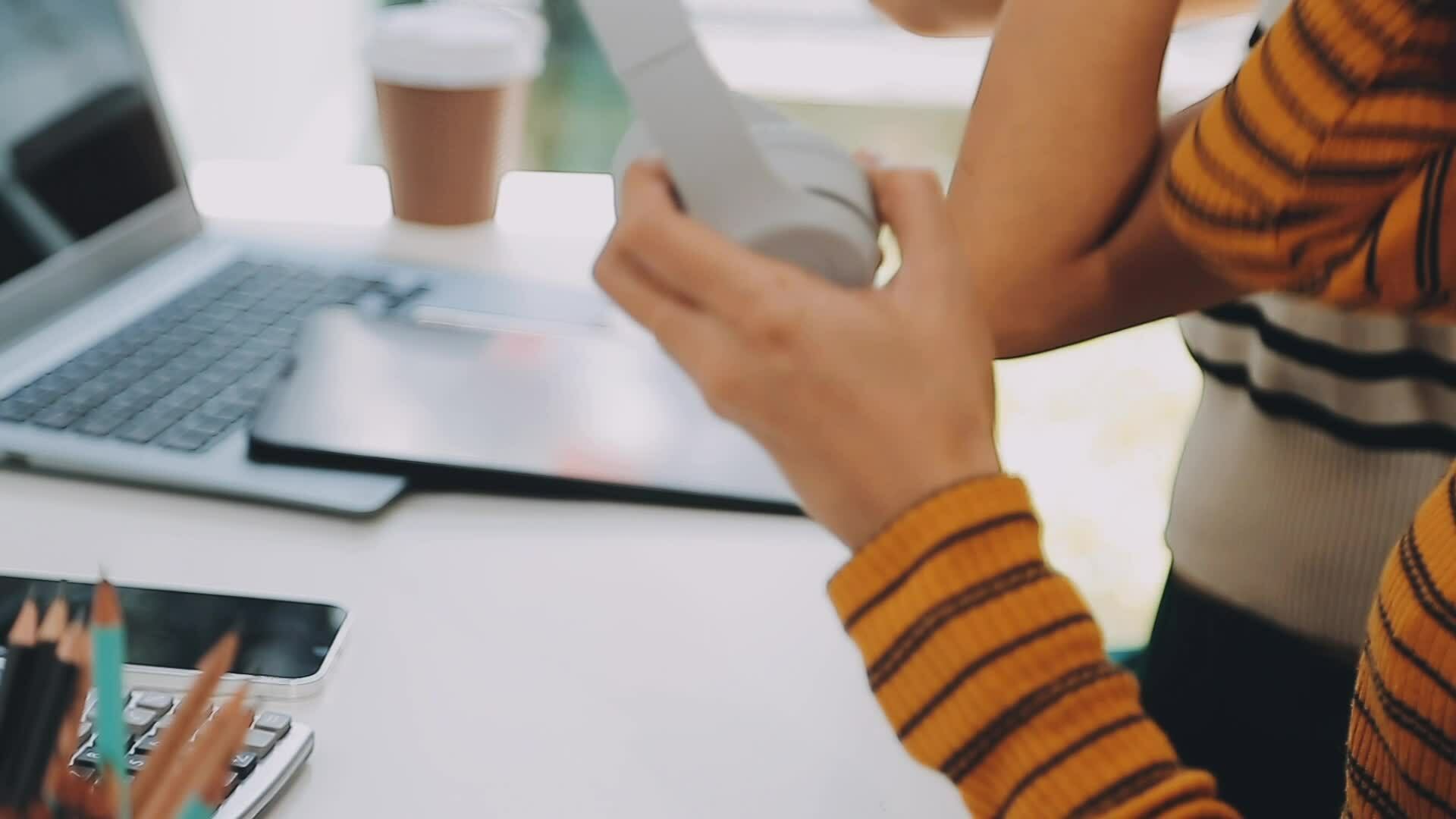 People Working Computer Stock Video Footage for Free Download