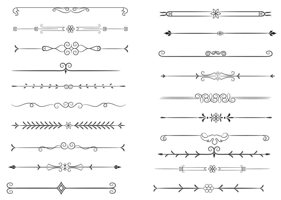 Doodle Divider Vector Art, Icons, and Graphics for Free Download