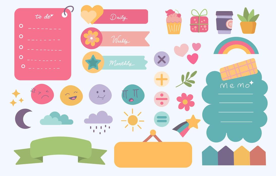 Printable Stickers Vector Art, Icons, and Graphics for Free Download
