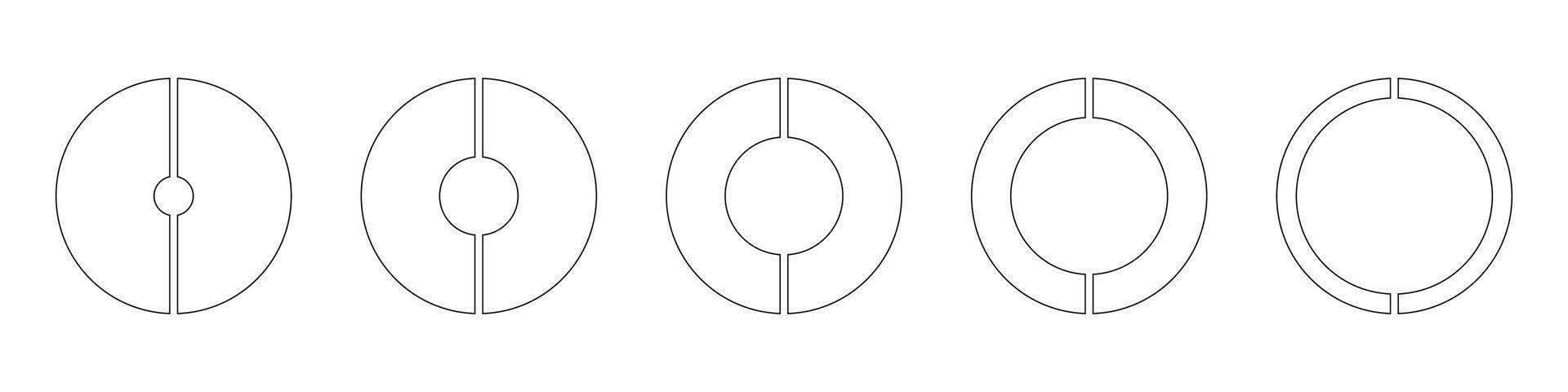 3 Sections Vector Art, Icons, and Graphics for Free Download