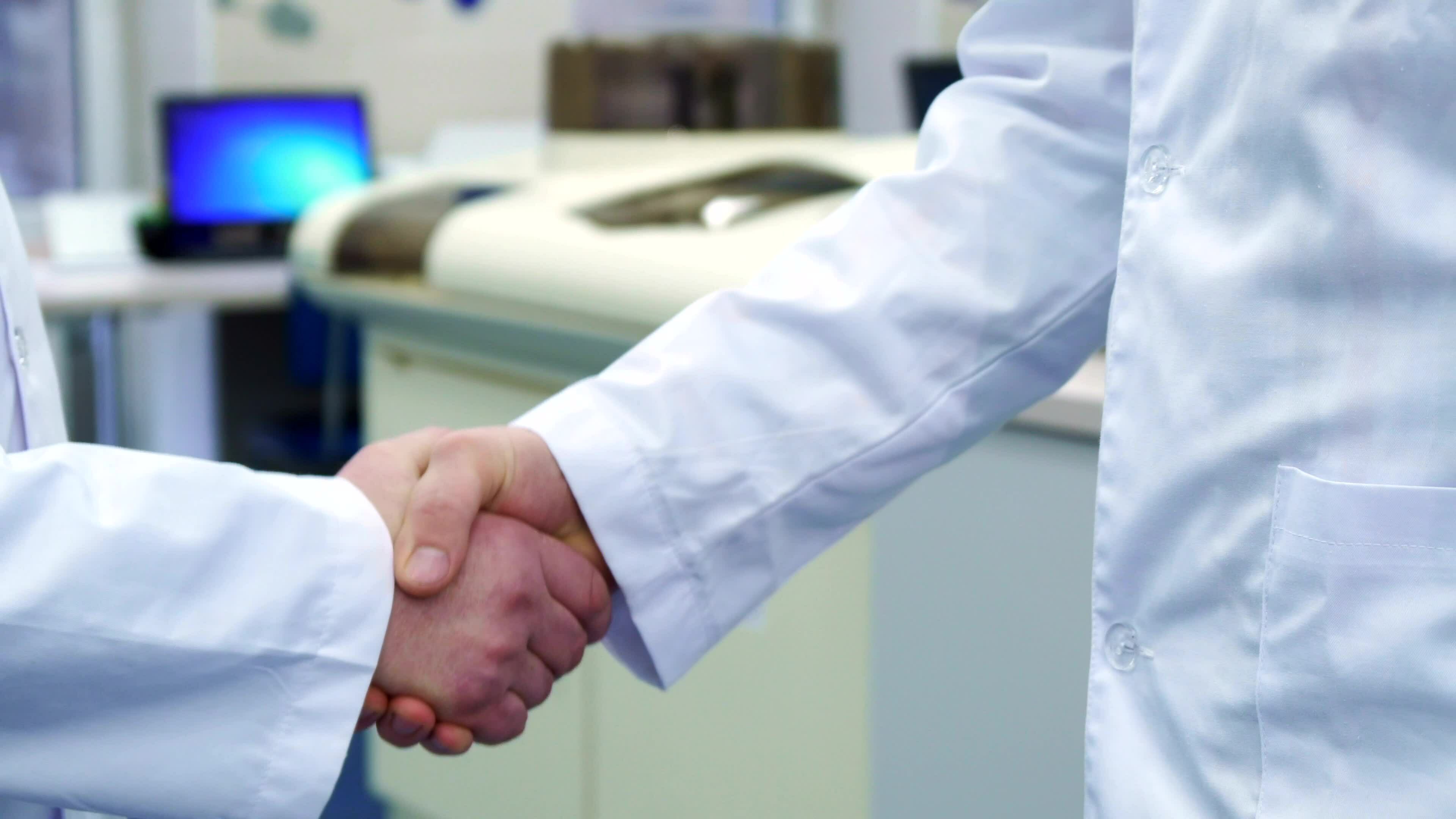 Man Stretches His Hands At The Laboratory 33355958 Stock Video At Vecteezy