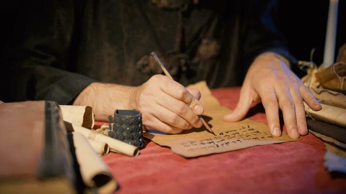 Writing Stock Video Footage for Free Download