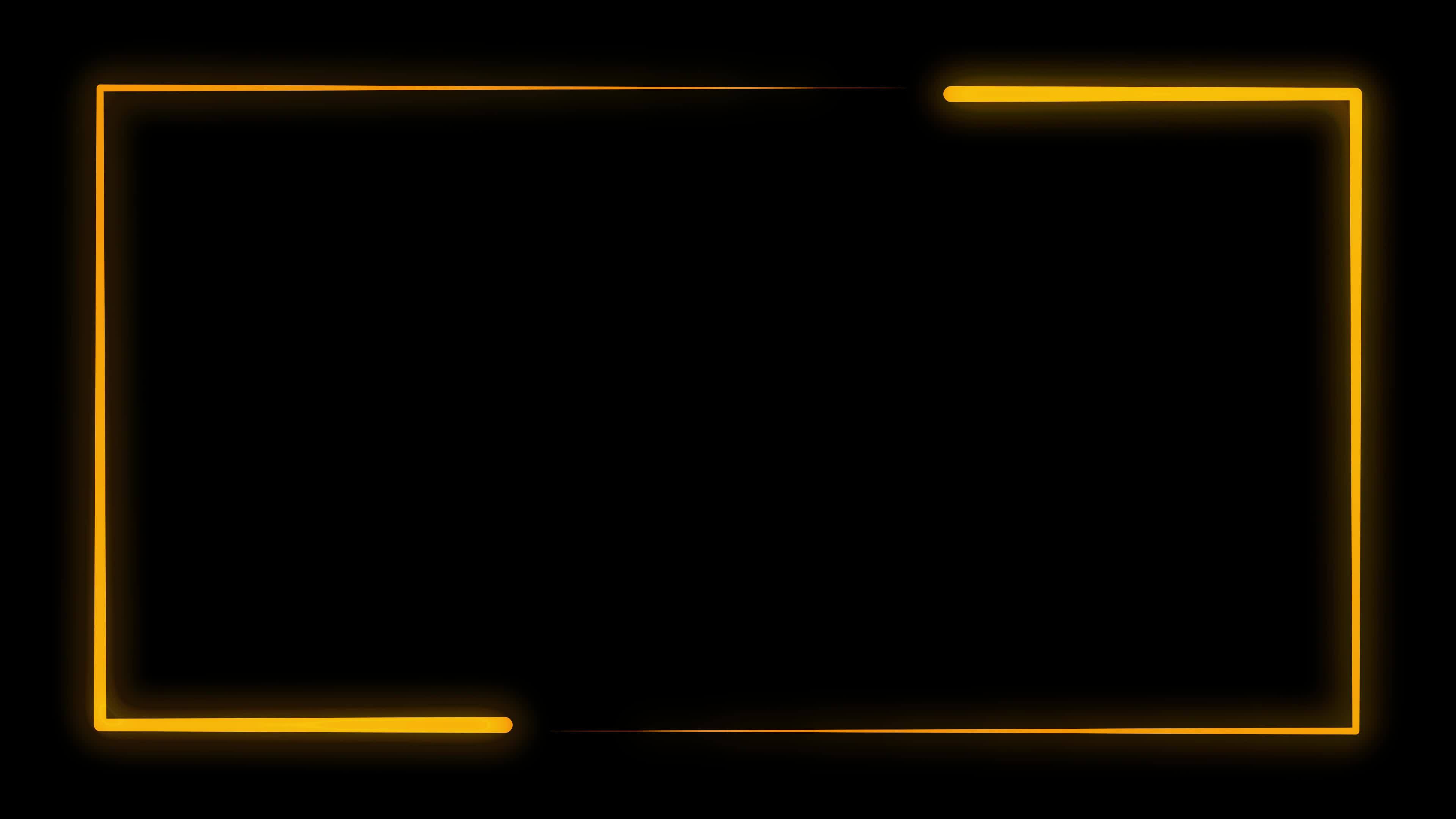 Video Footage Animated Neon Glowing Frame Background Colorful Laser