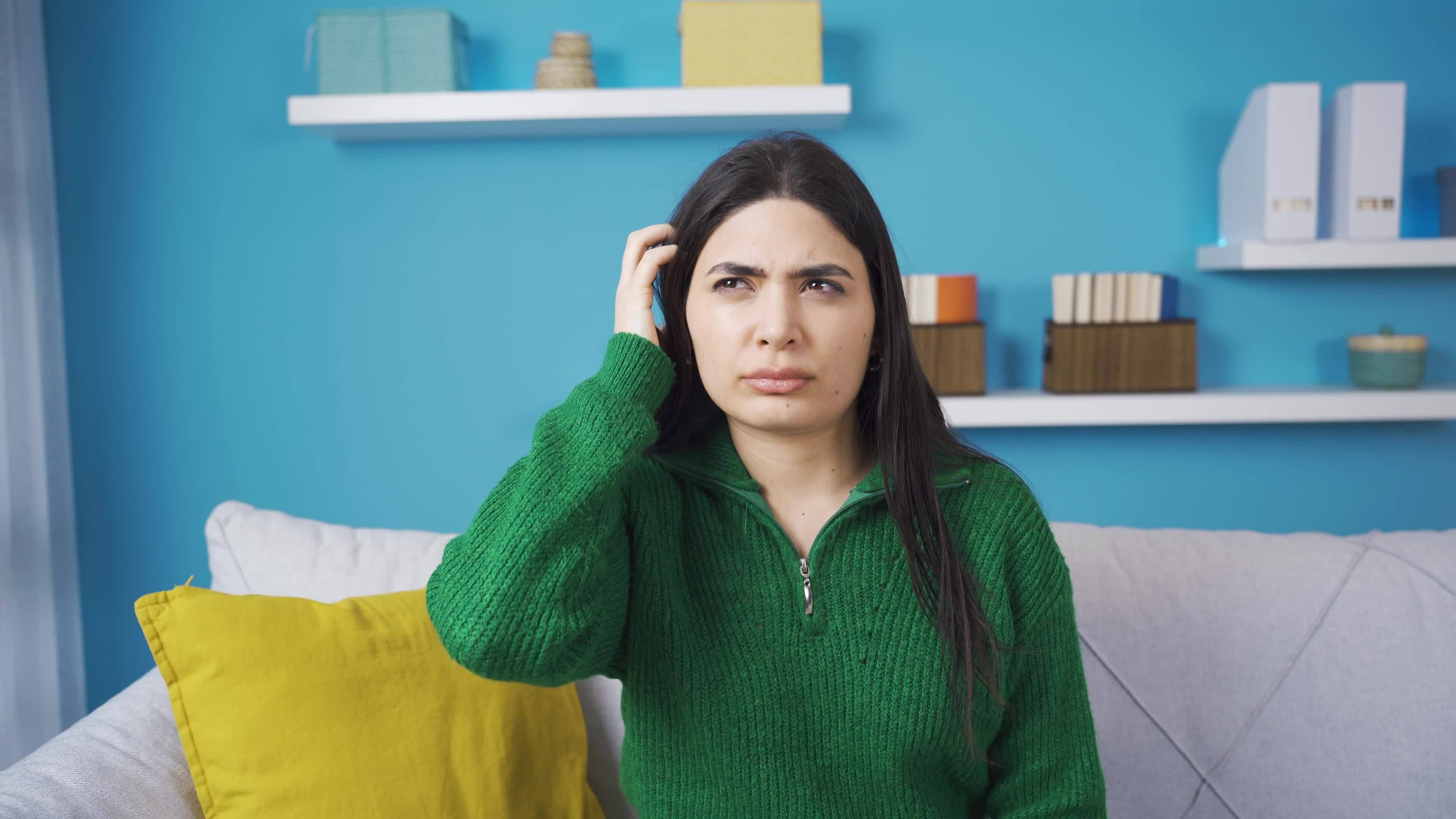 Young woman trying to remember, Memory loss. 33549142 Stock Video at ... Young woman trying to remember, Memory loss. 33549142 Stock Video at ...