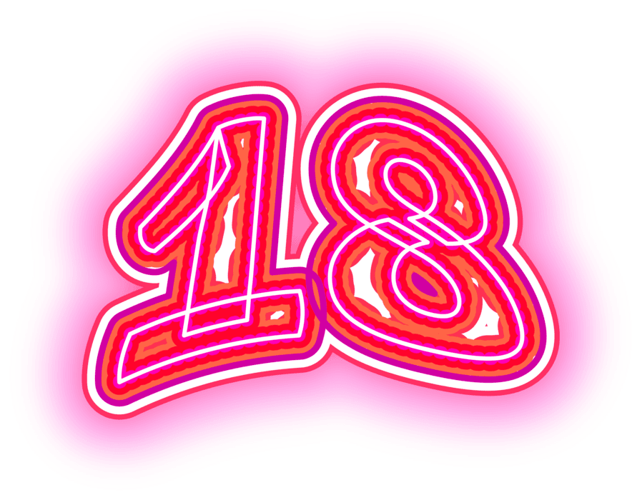 Number 18 PNGs for Free Download