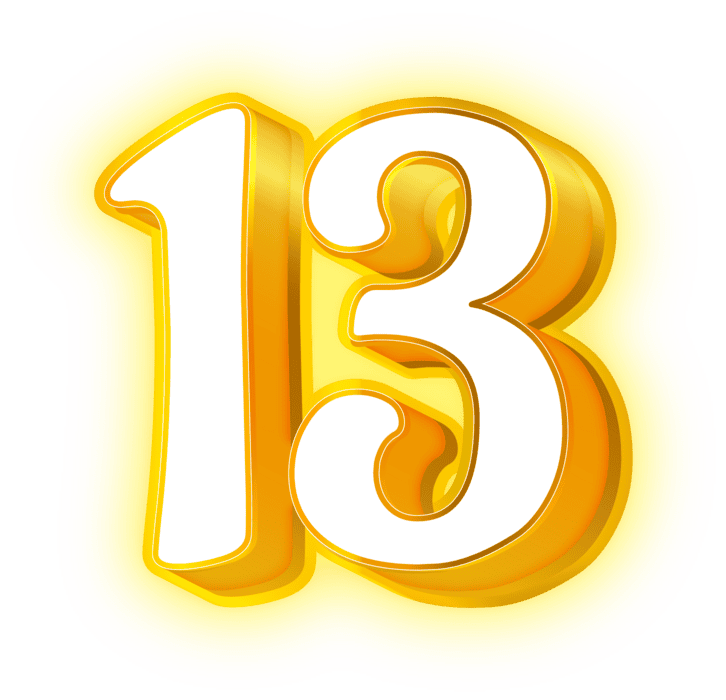 Number 13 PNGs for Free Download