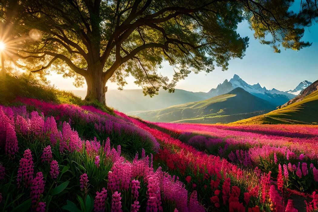 Flower Landscape Stock Photos, Images and Backgrounds for Free Download