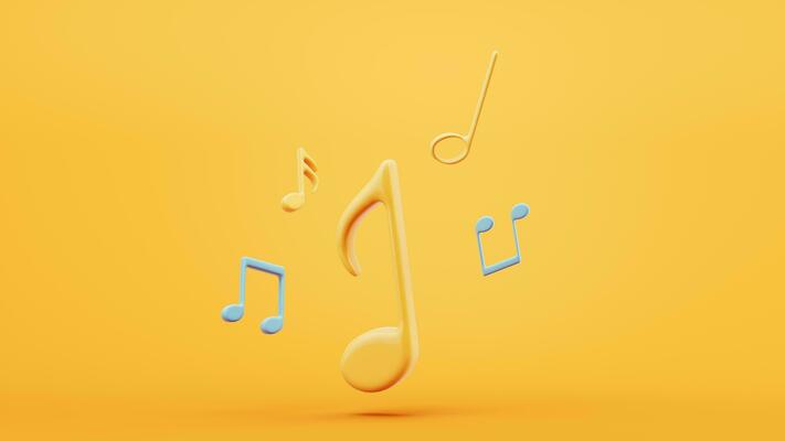 Animated Music Notes Stock Video Footage for Free Download