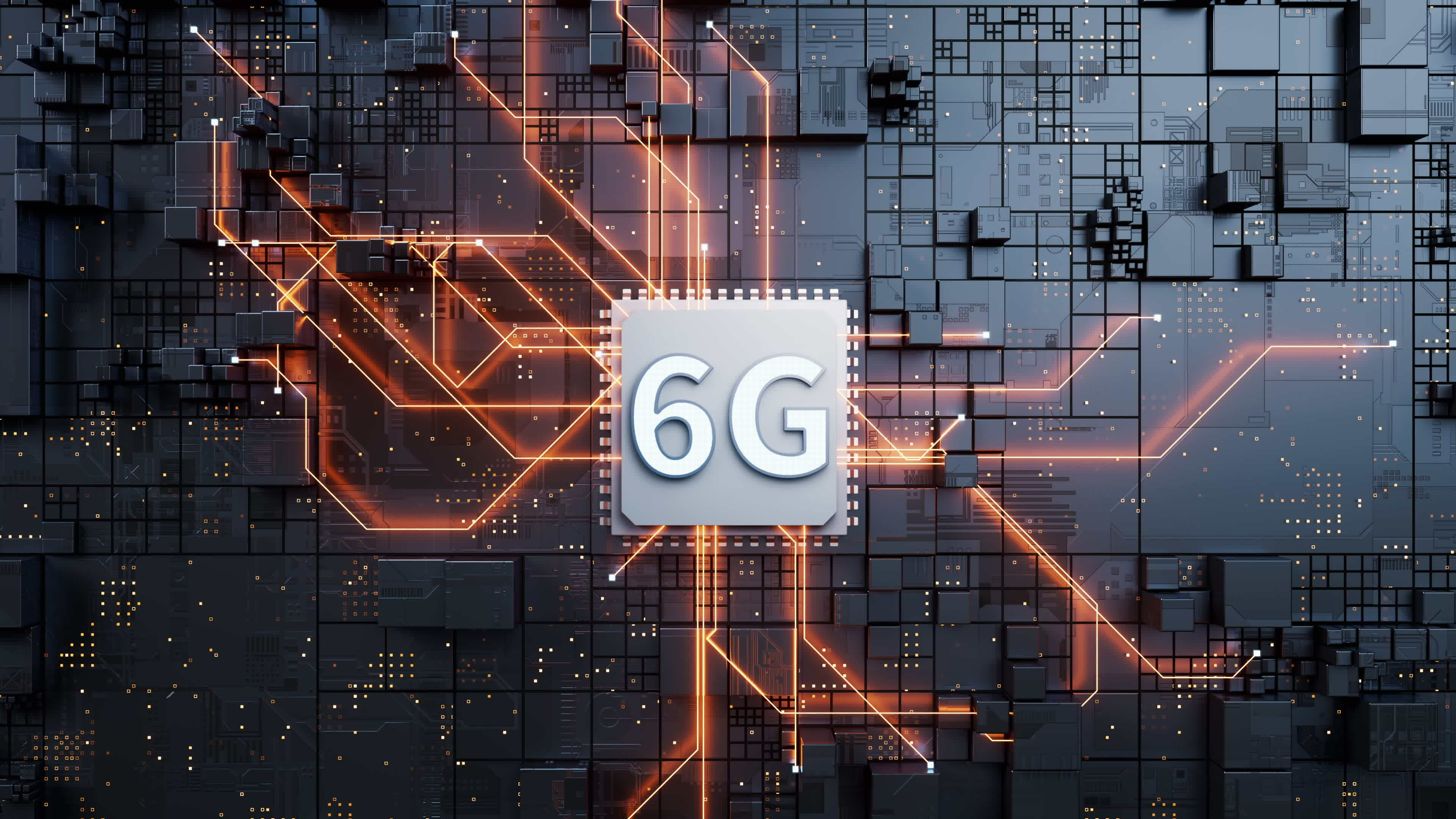 6G concept and technology background, 3d rendering. 33835615 Stock Video at Vecteezy