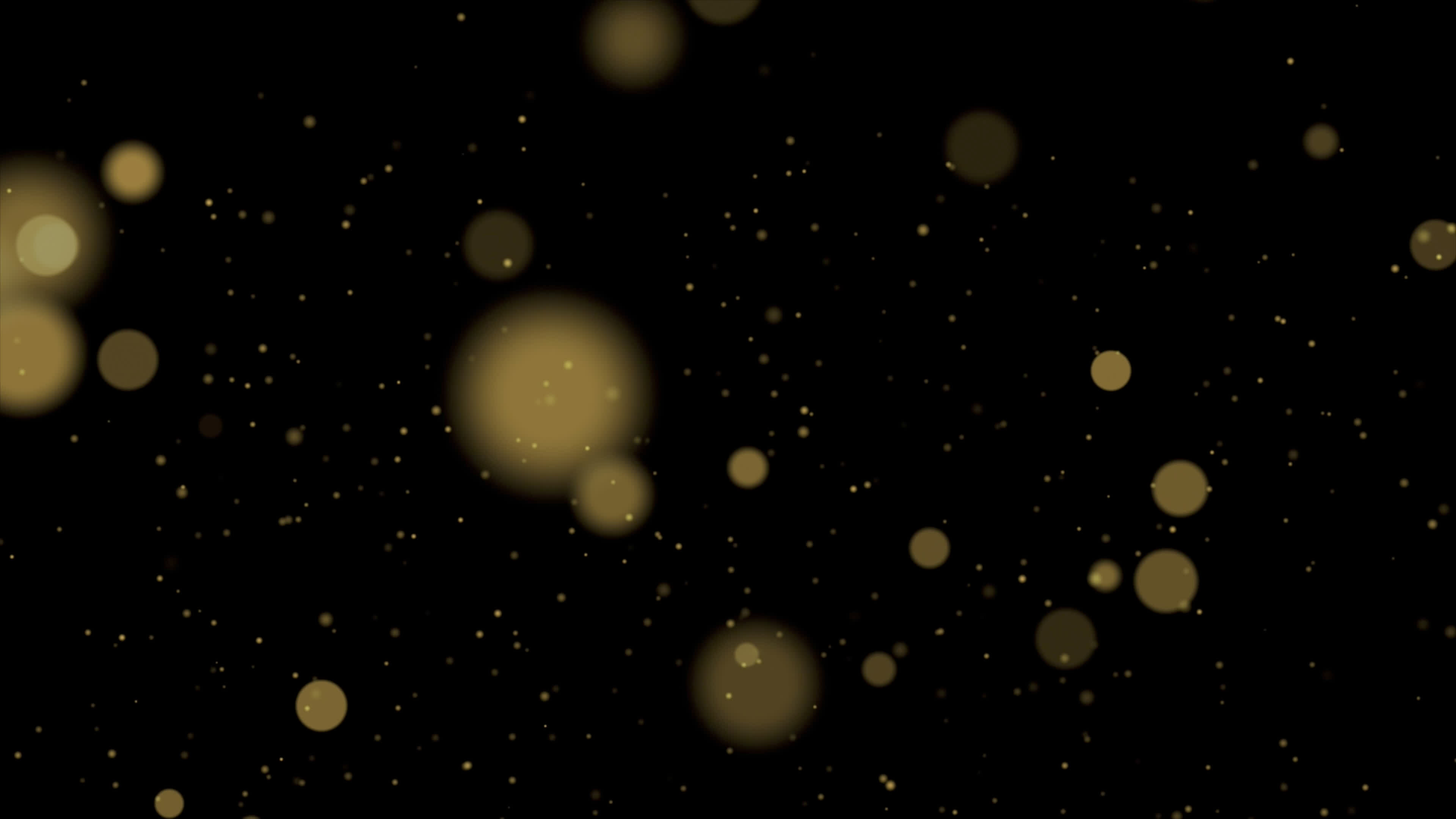 Bokeh shining colorful particles. Shimmering Glittering Particles loop animation with black ...
