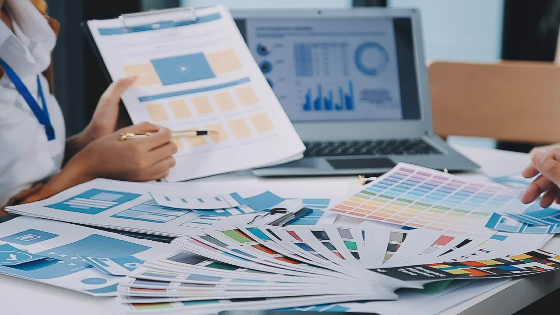 UX UI and Programming development technology. 33858251 Stock Video at ...