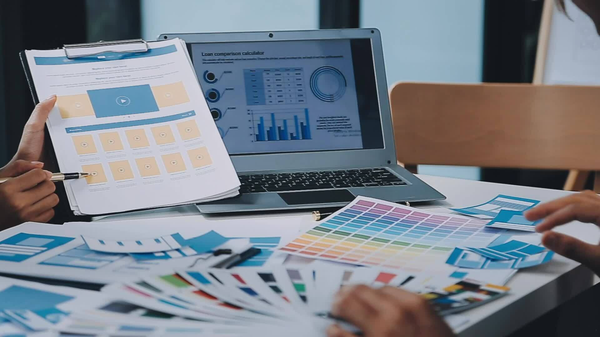 UX UI and Programming development technology. 33858252 Stock Video at ...