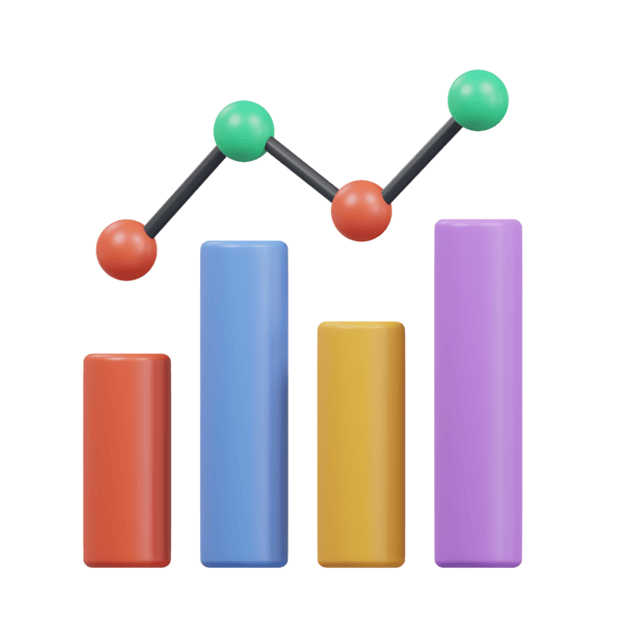 3d Illustration Graph PNGs for Free Download