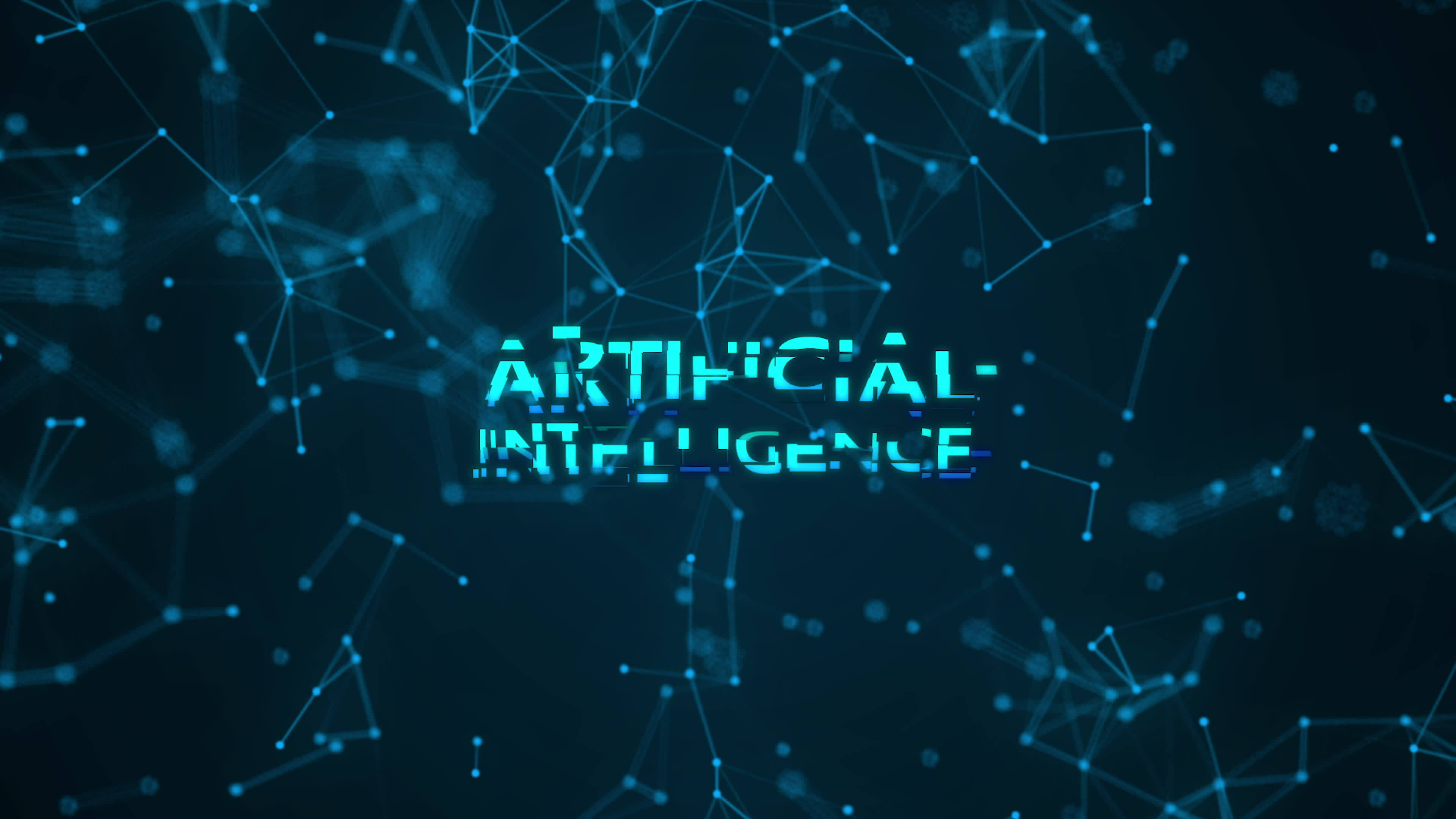 Artificial intelligence animation, 4k footage 33884540 Stock Video at ...