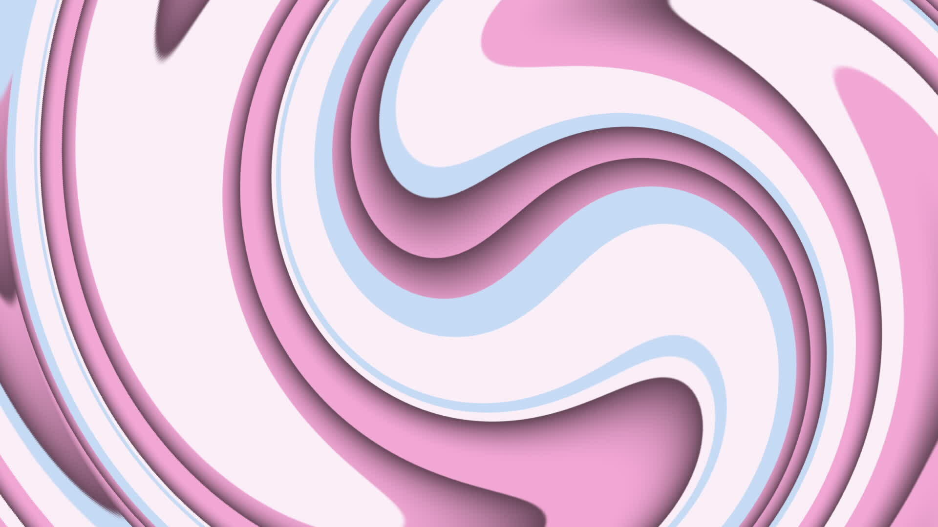 Trendy wavy pattern background with gently moving cutout shapes in pastel colors. This abstract ...