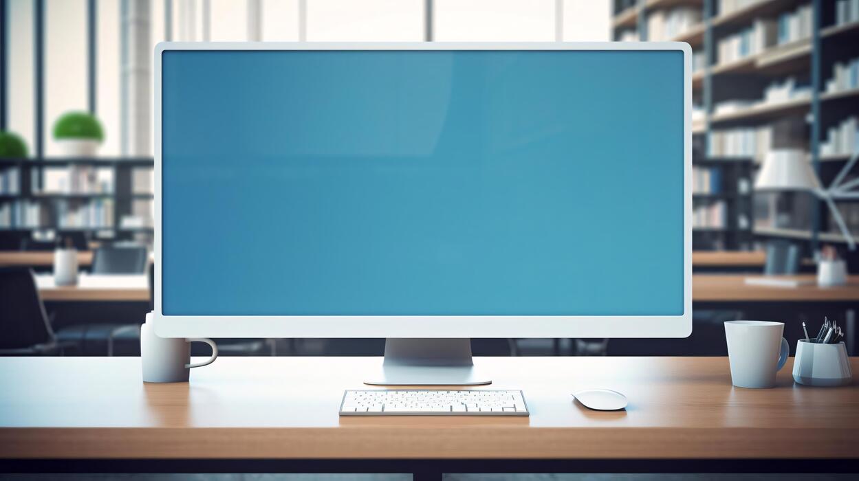 Desk Monitor Stock Photos, Images and Backgrounds for Free Download