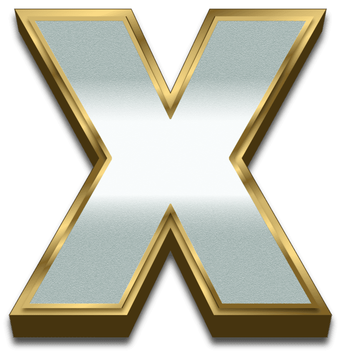 Letter X PNGs for Free Download