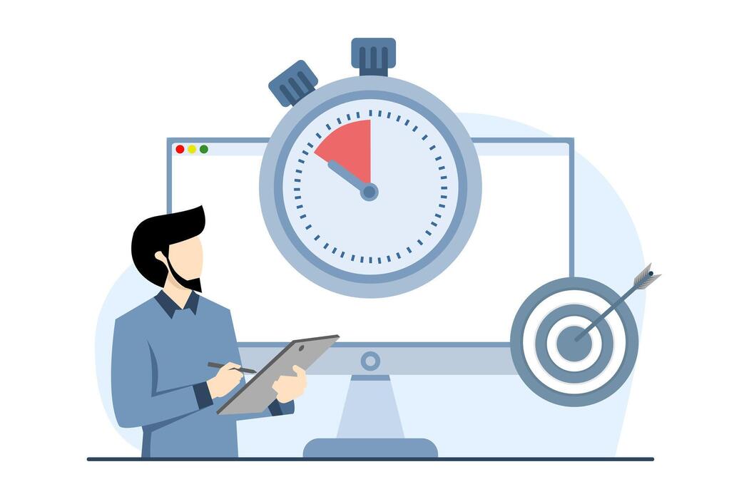 Time Tracking Vector Art Icons And Graphics For Free Download