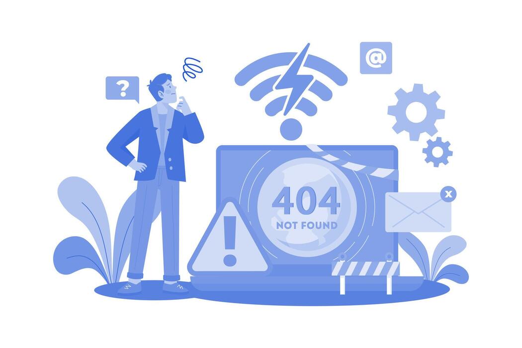 Connection Lost Vector Art Icons And Graphics For Free Download