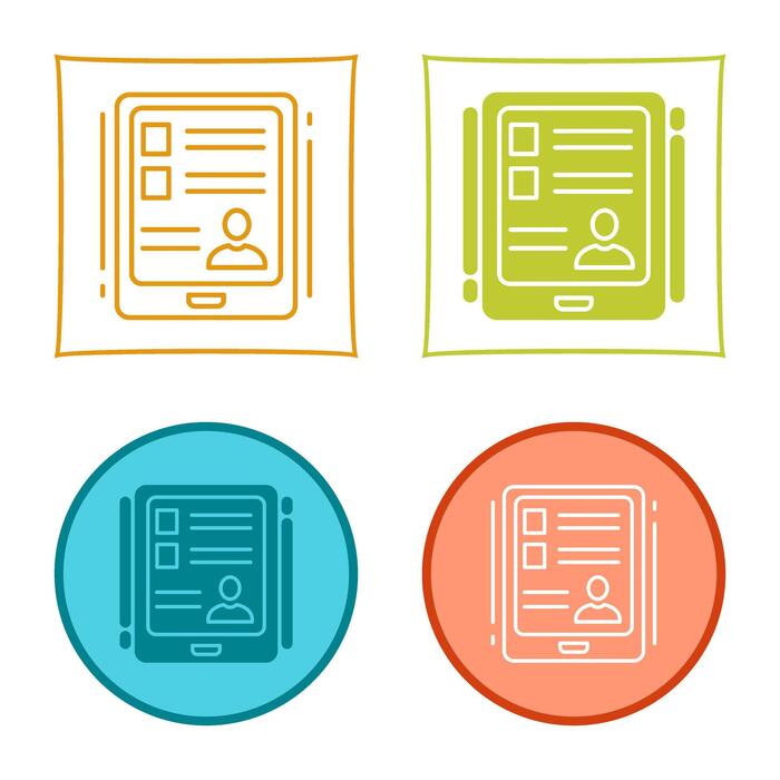 Resume Icons Linkedin Vector Art, Icons, and Graphics for Free Download