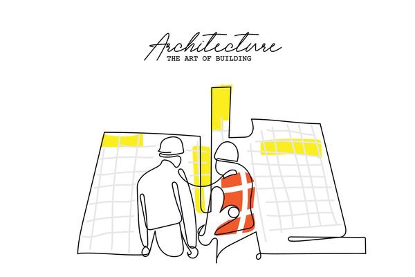 Architecture People Vector Art, Icons, and Graphics for Free Download