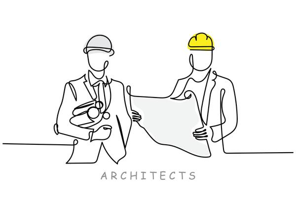 Architect Line Vector Art, Icons, and Graphics for Free Download