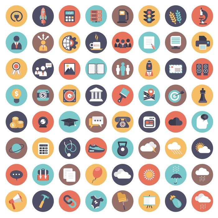 Page 2 | Icon Set Vector Art, Icons, and Graphics for Free Download
