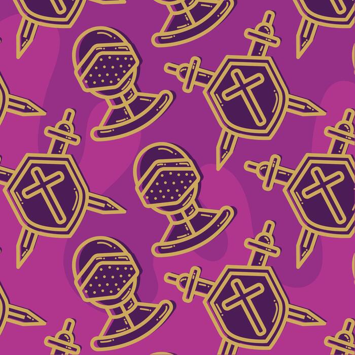 Knight Pattern Vector Art, Icons, and Graphics for Free Download