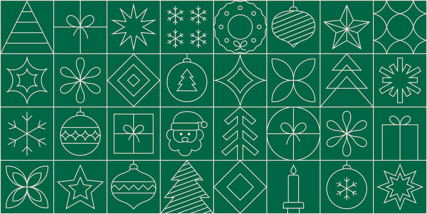 Christmas Outline Vector Art, Icons, and Graphics for Free Download