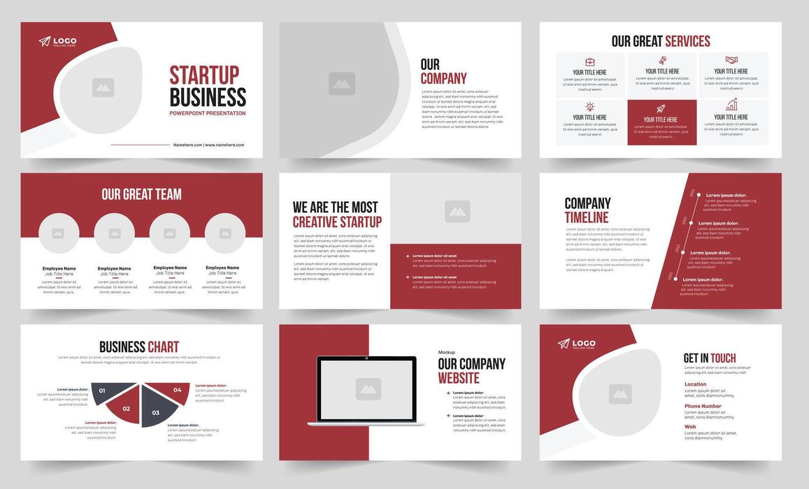 Company Powerpoint Template Vector Art, Icons, and Graphics for Free Download
