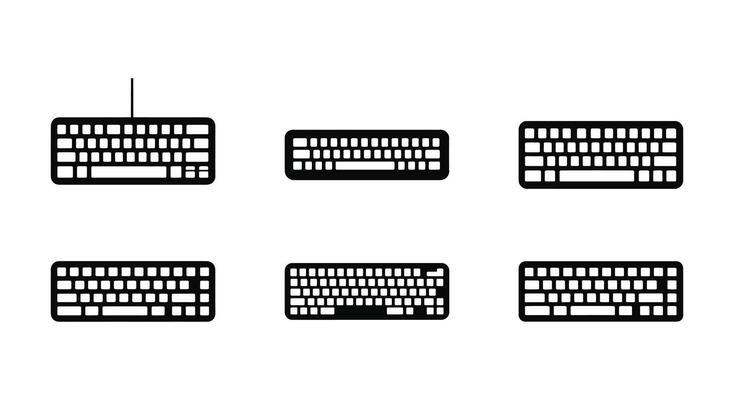 Keyboard Layout Vector Art Icons And Graphics For Free Download