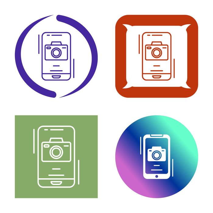 Mobile App Icon Mockup Vector Art, Icons, and Graphics for Free Download