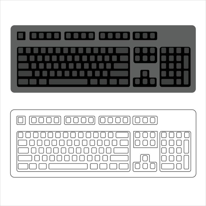 Keyboard Layout Vector Art, Icons, and Graphics for Free Download